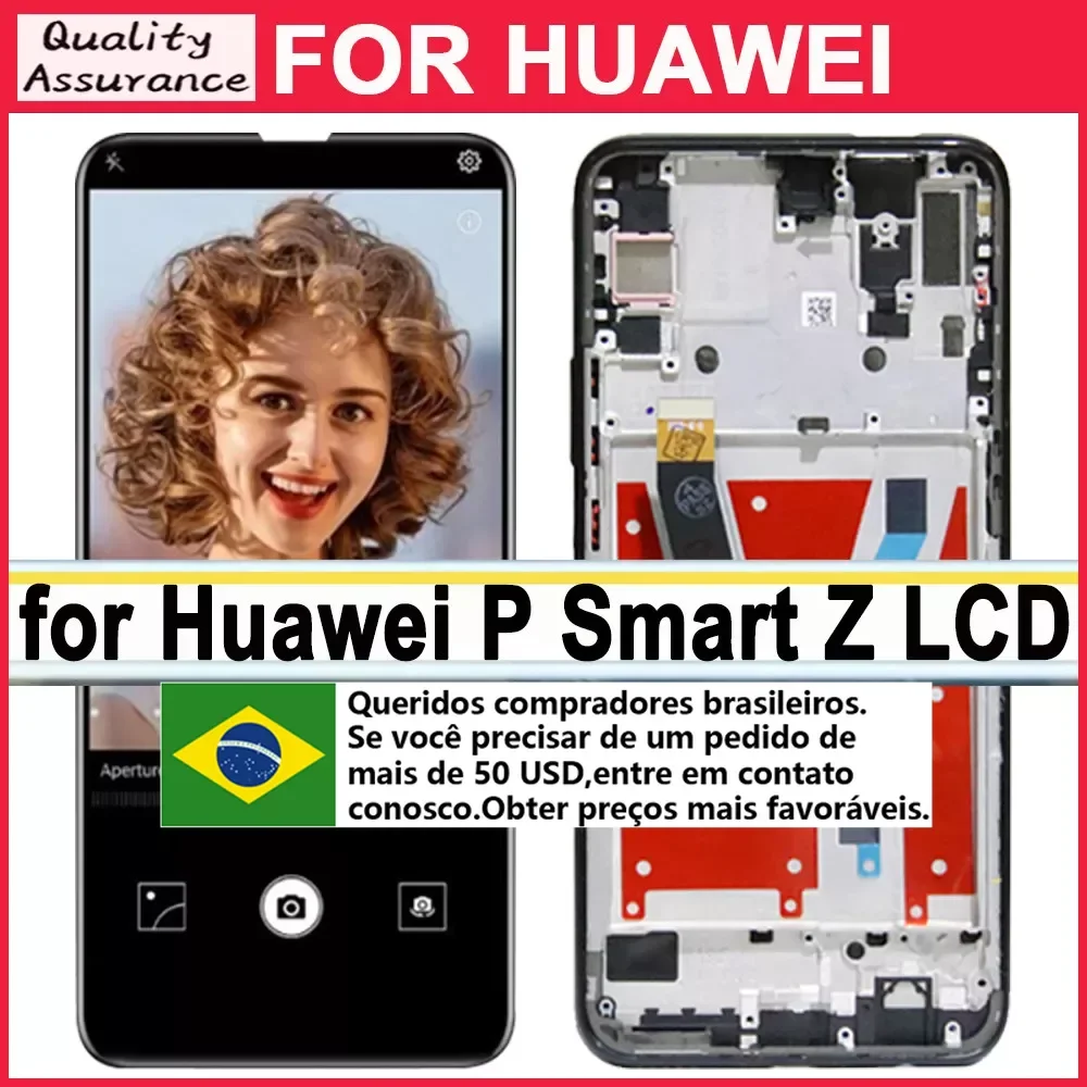 High Quality 6.59'' LCD Replacement For Huawei P Smart Z STK-LX1 Touch ...