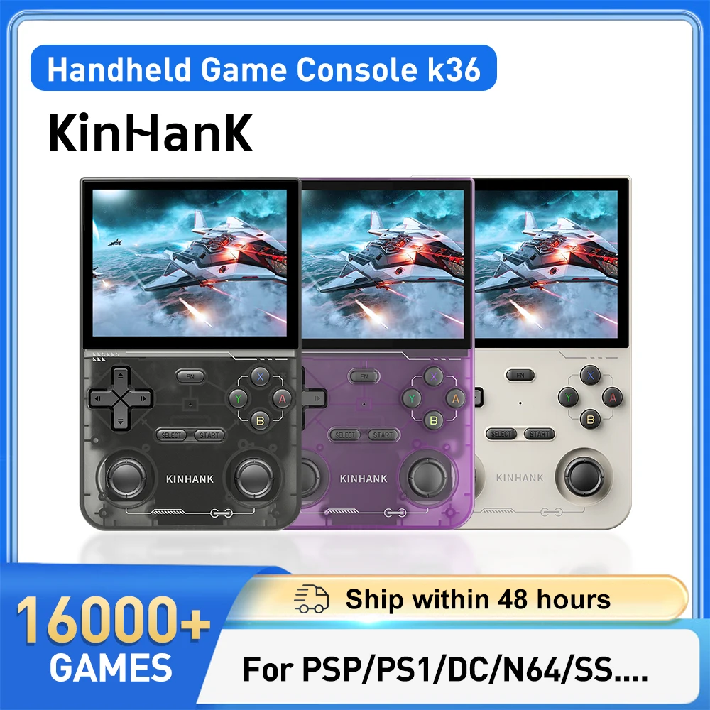 KINHANK-Open-Source-K36-Retro-Handheld-Video-Game-Console-16000-Games ...