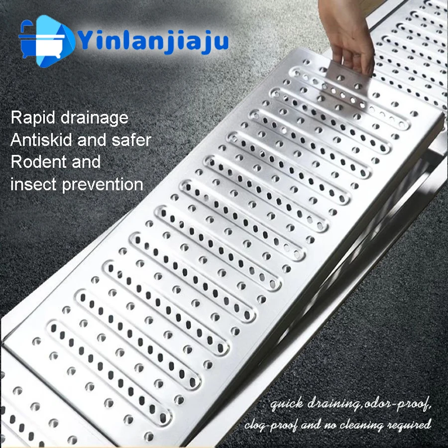 201-304-Stainless-Steel-Floor-Drain-Quick-Drainage-Sewer-Cover-Plate ...