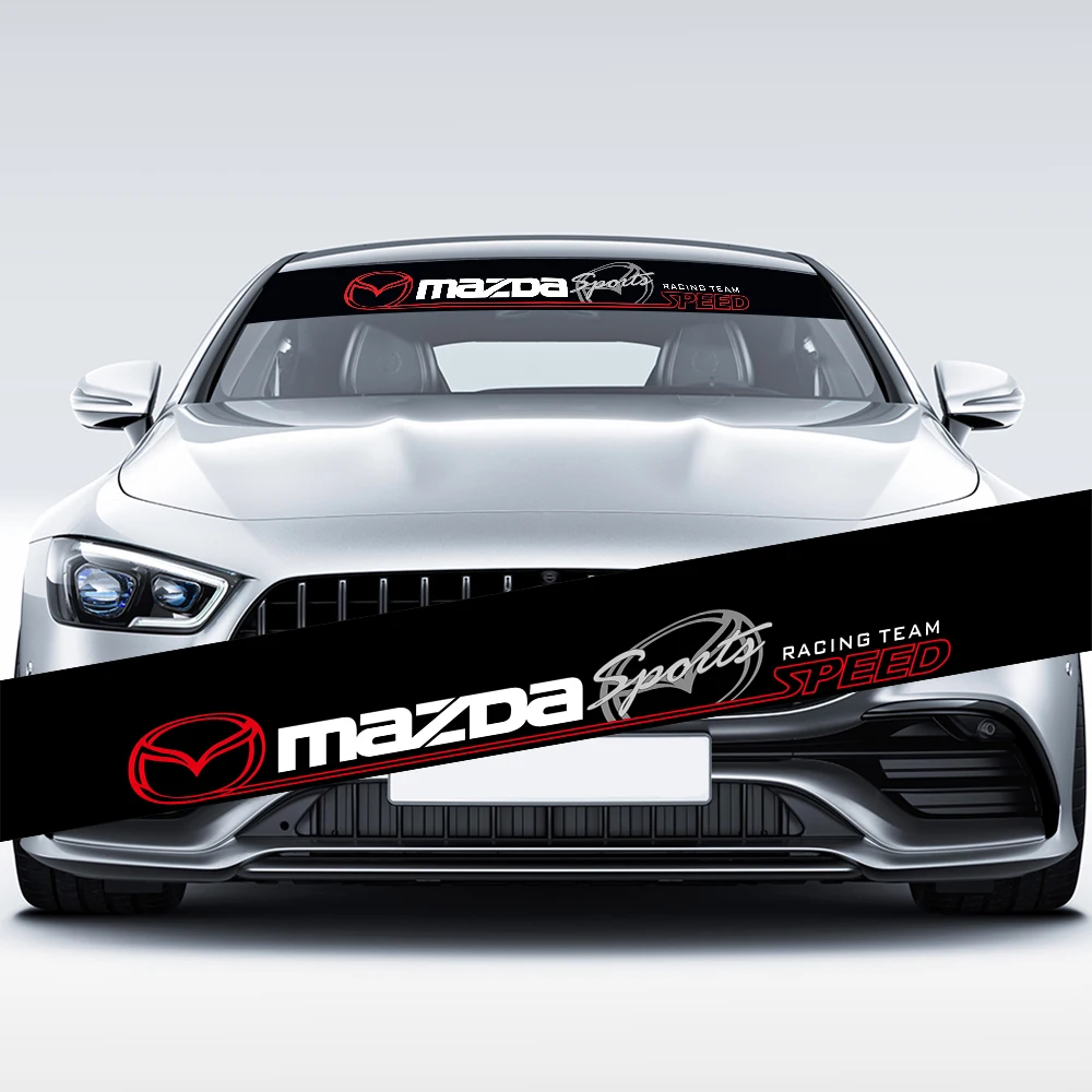 Automobile-front-and-rear-windshield-sunshade-decorative-sticker-For ...