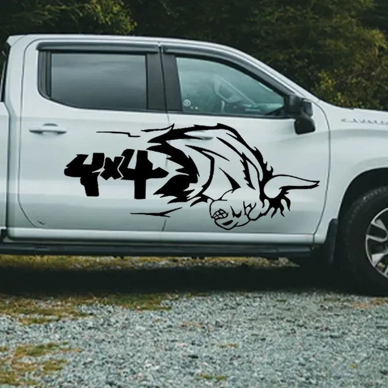 Bullfight Car Sticker External Accessories For Pickup Door Decoration ...