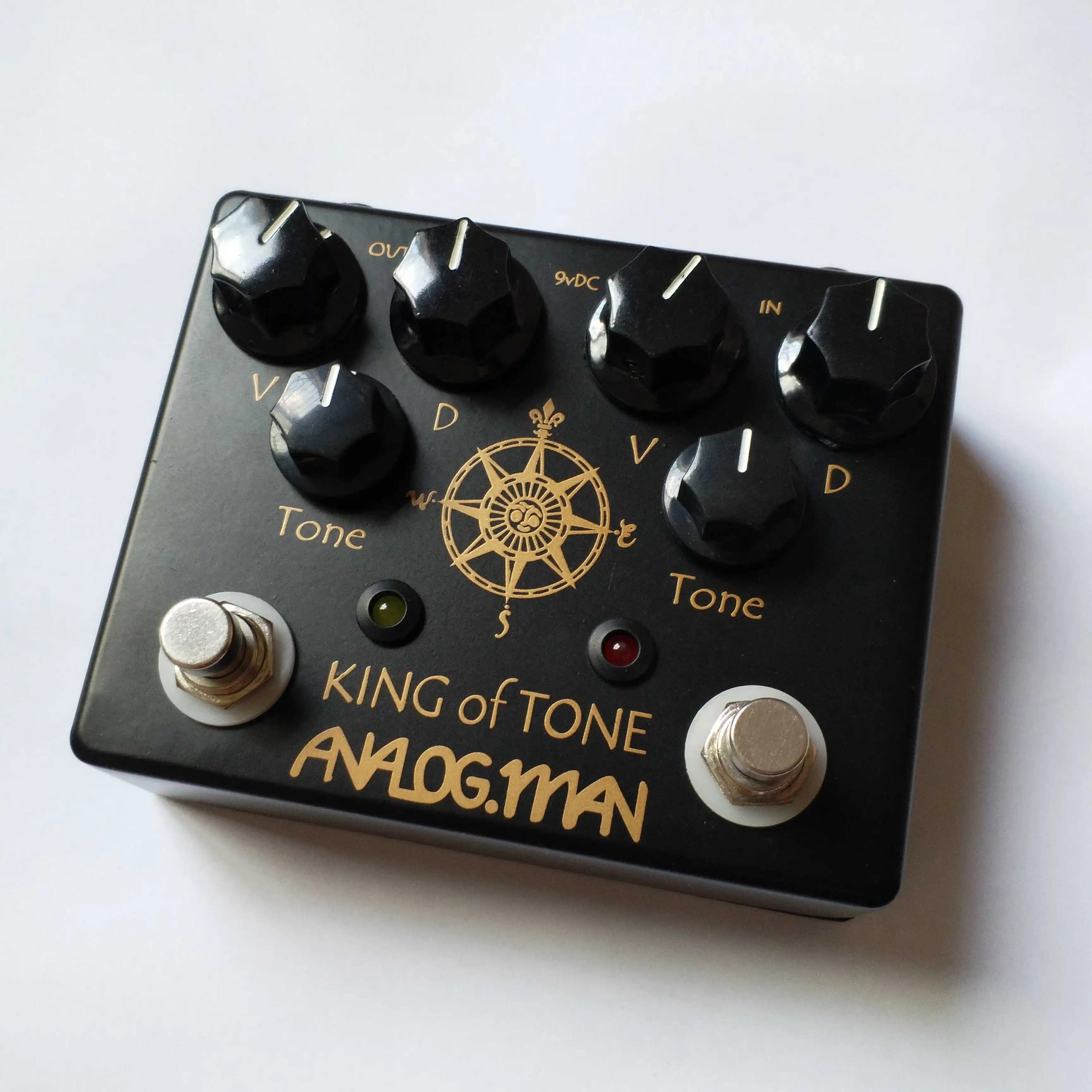 LILT King of Tone Solar Face Overload Effector Electric Guitar Pedal HandmadeTrue Bypass ...