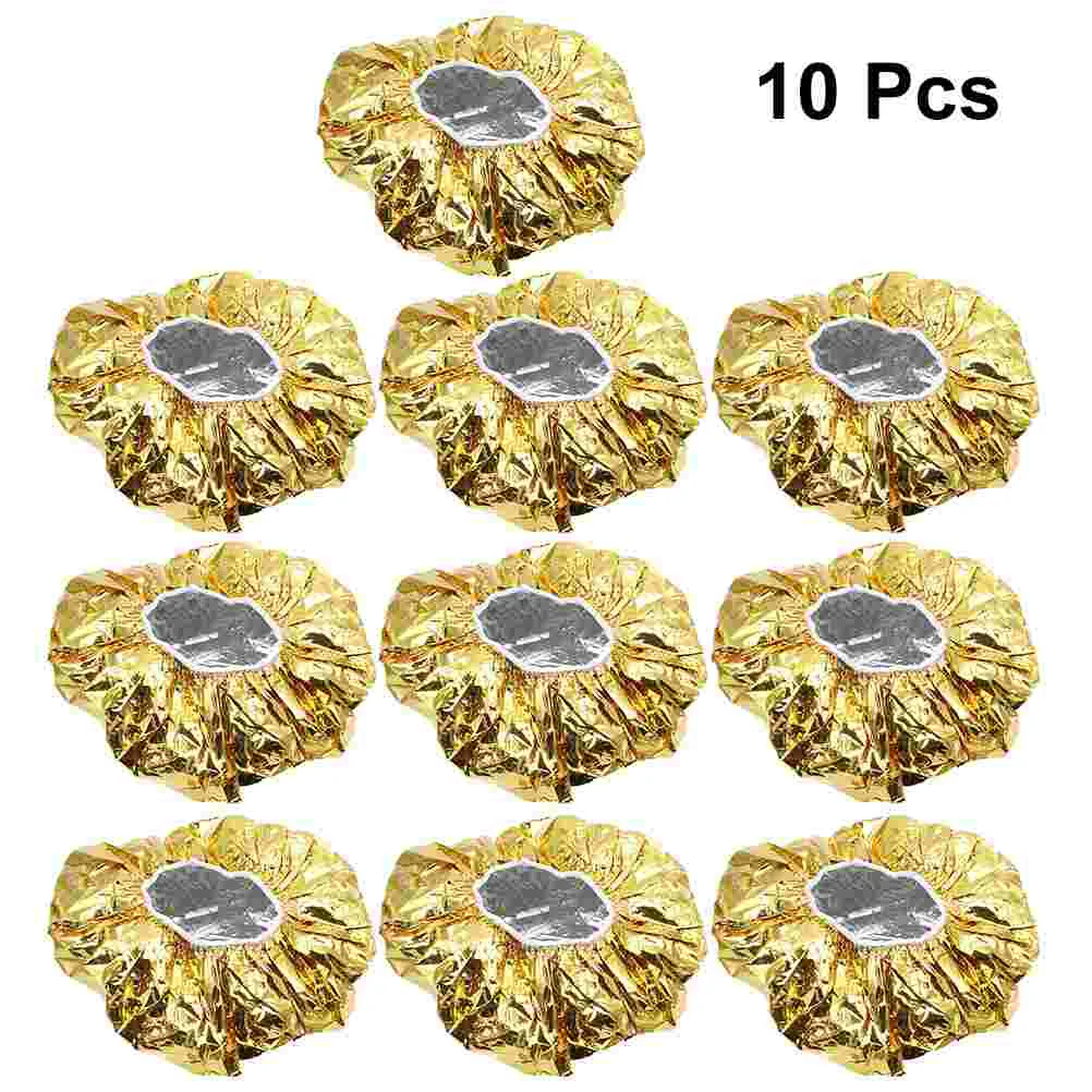 10Pcs Aluminum Foil Hair Cap Styling Heat Heated Heating Water Proof ...