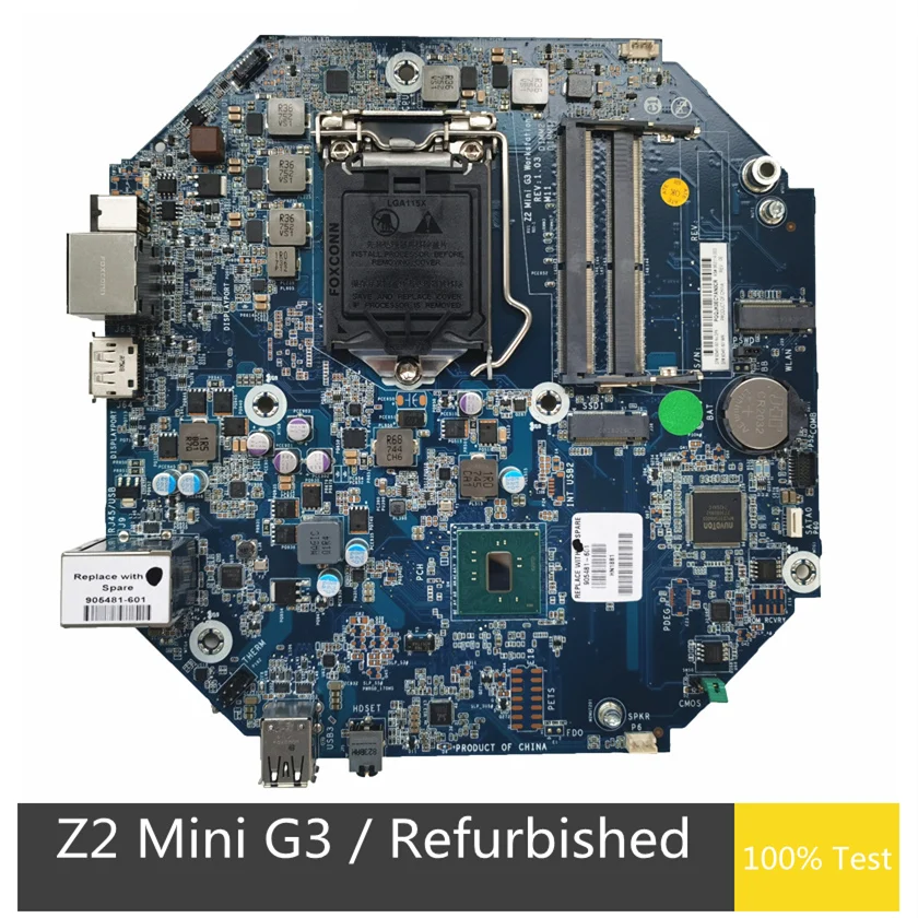 For Hp Z2 Mini G3 Z2g3m Motherboard 905481-601 905481-001 863113-003 ...