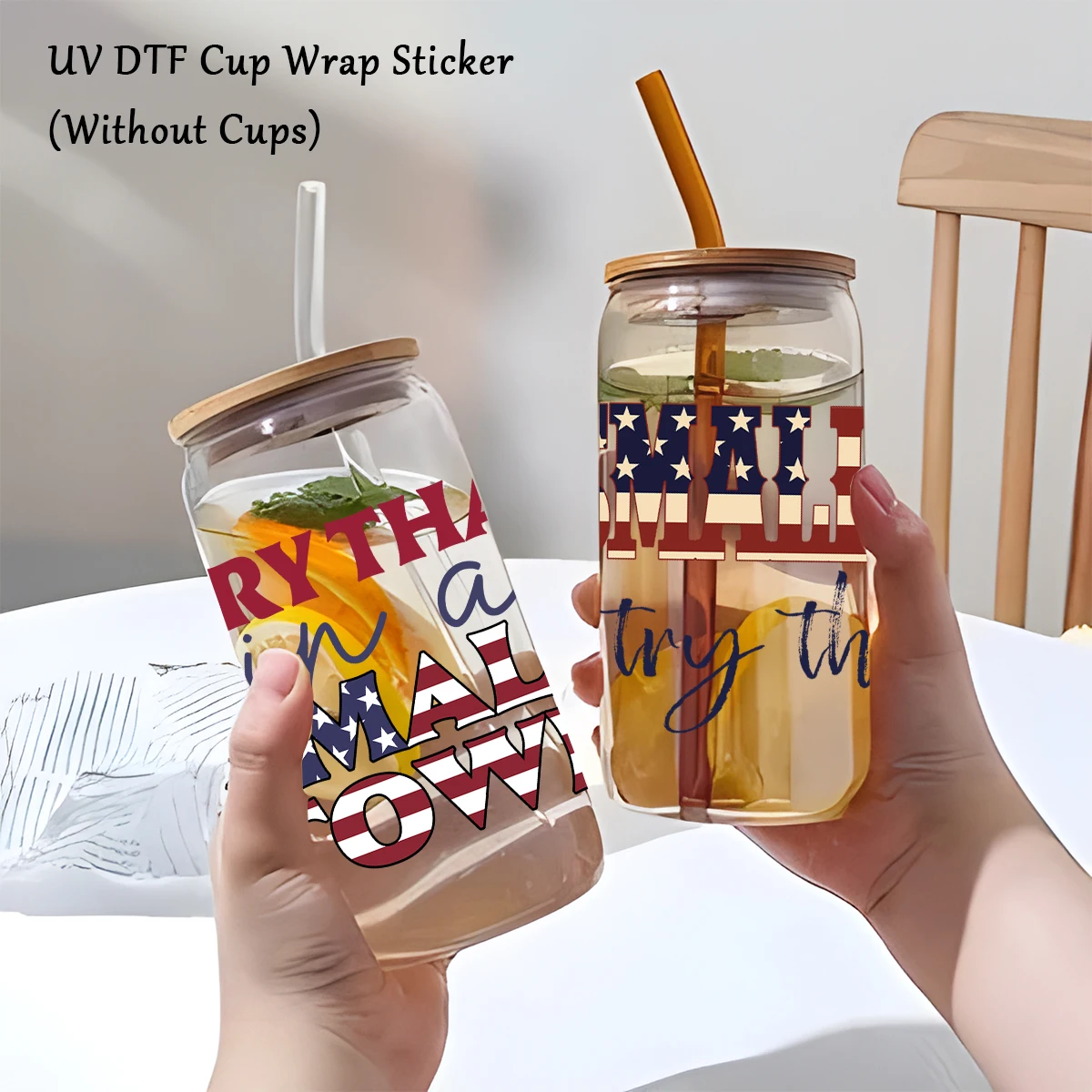 4Pcs-American-Flag-Pattern-UV-Transfer-Sticker-Mark-Cup-Glass ...