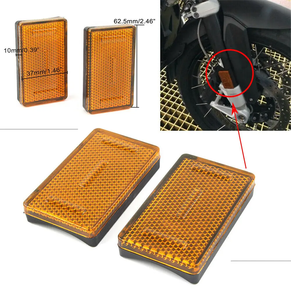 2pcs Motorcycle Front Fork Leg Reflectors Cover For BMW K1200RS K1200GT ...