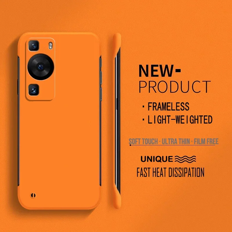 Frameless-Hard-PC-Matte-Phone-Case-For-Huawei-P60-Pro-P60Pro-Protective ...