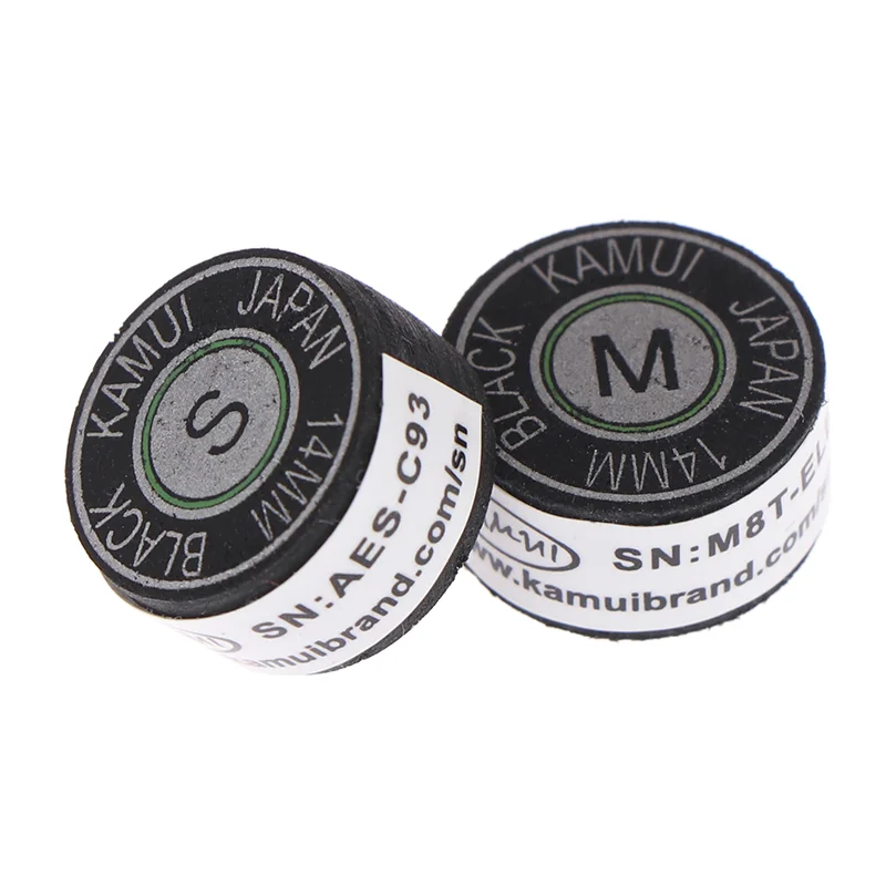 1Pc 14mm Snooker Billiard Heads Hard Soft Heads SS/S/M/H Multi-Ply ...