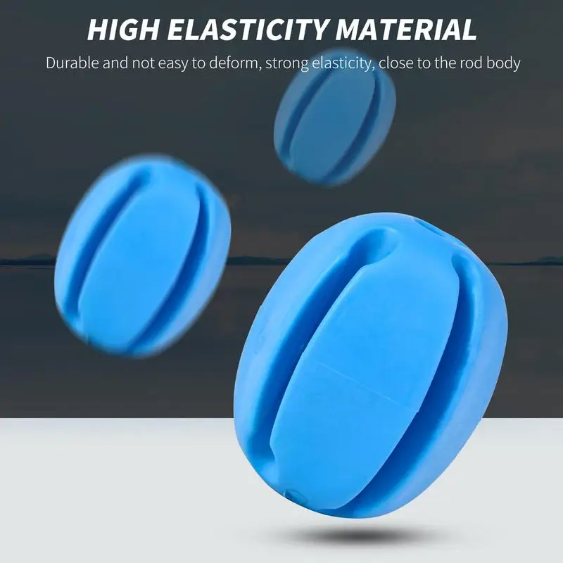 2Pcs Fishing Rod Bundler Holder Fishing Rod Fixed Ball 5-Hole Rod Ball ...