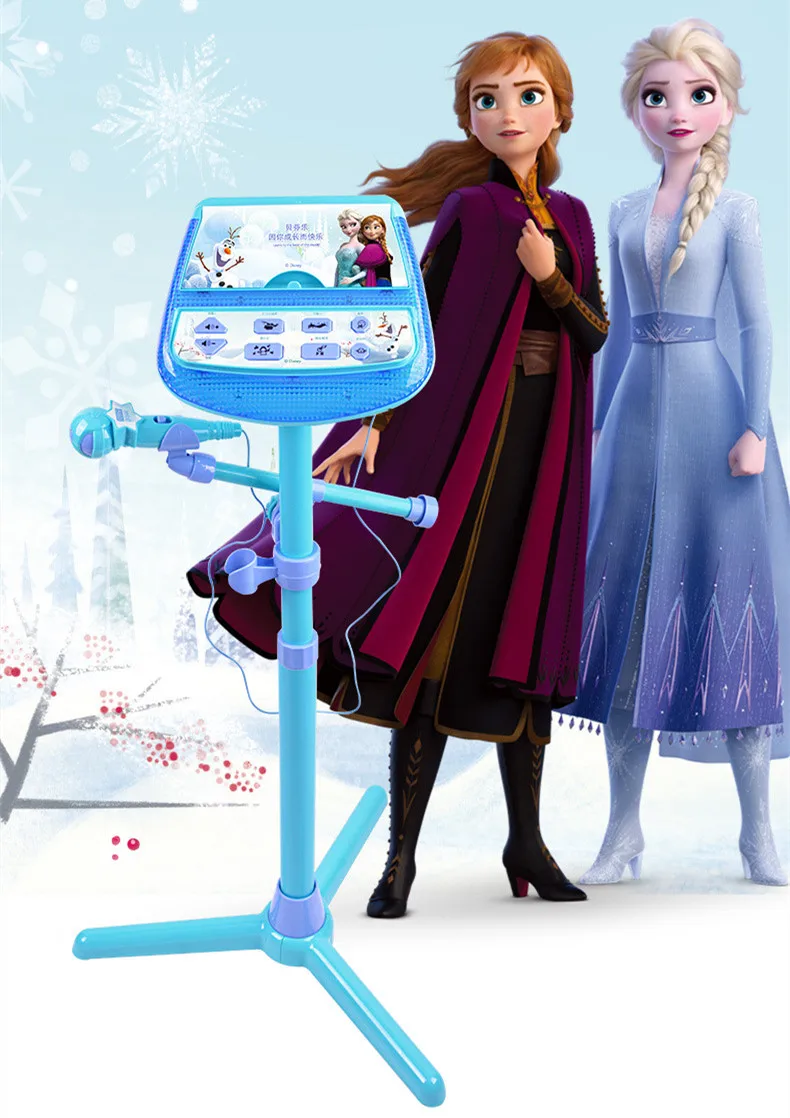 Disney-LED-Light-Frozen-Bluetooth-connection-Microphone-karaoke-jukebox ...