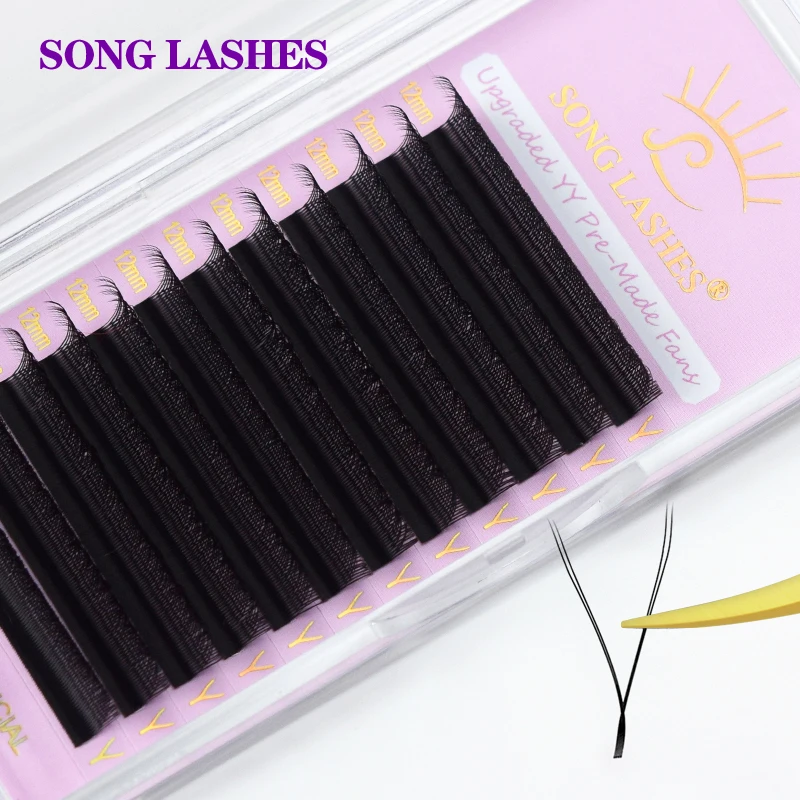 Song Lashes YY shaped Fake Eyelash Extension Natural and Soft Makeup ...