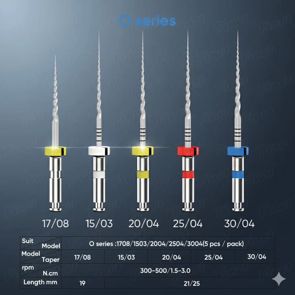 Finer 5pcs Dental Endodontic Files Heat Activated Endo Root Canal Files ...