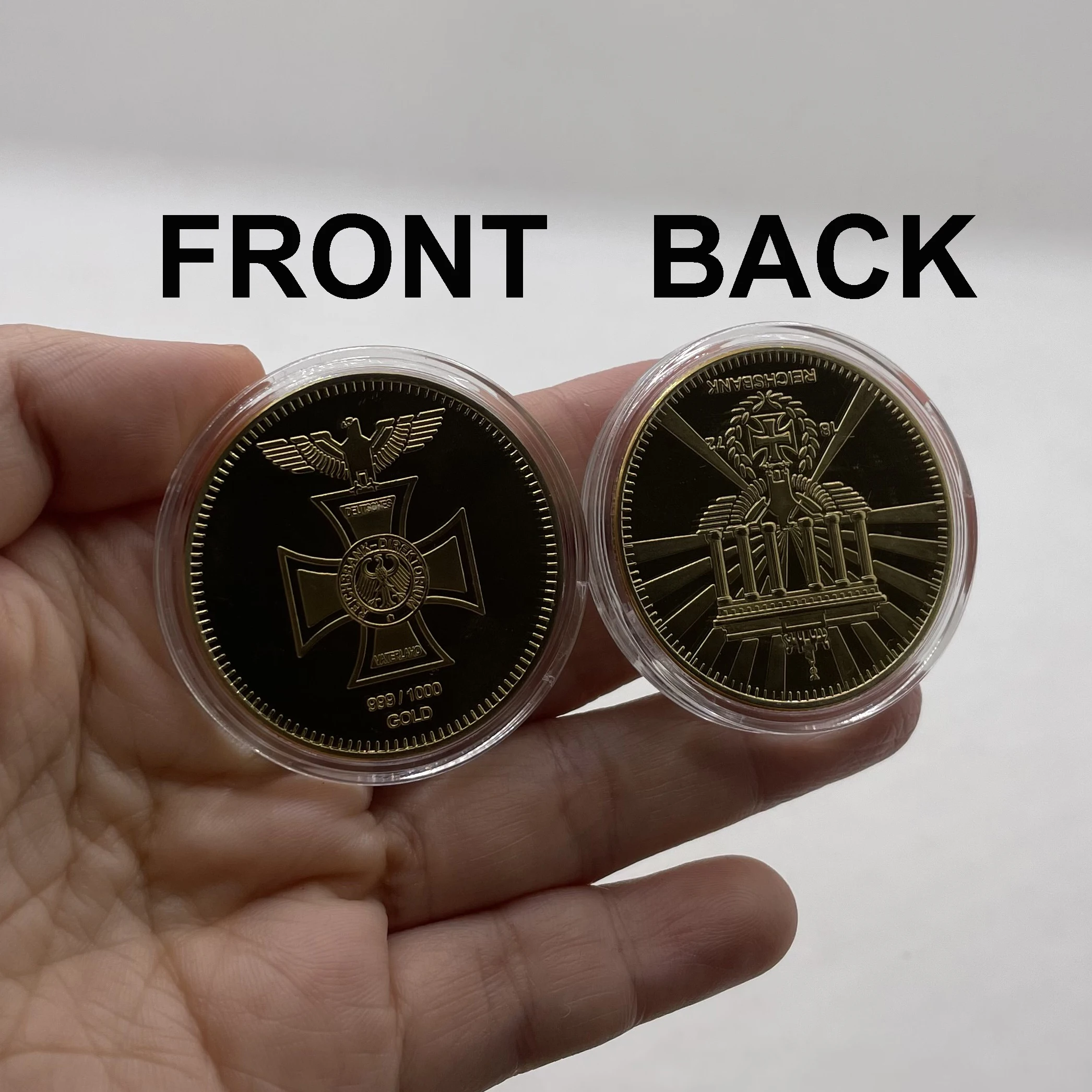 Nice-Iron-Cross-Eagle-Foreign-Currency-Collection-Commemorative-Medal ...