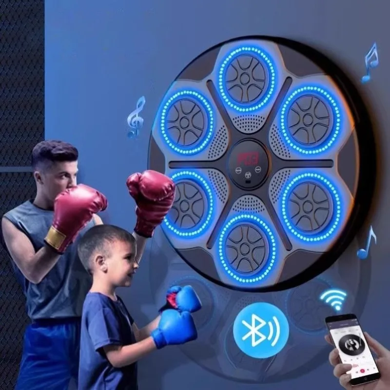 Musical-Boxing-Rhythm-Machine-Wall-Exercise-Training-Punching-Bag-Speed ...