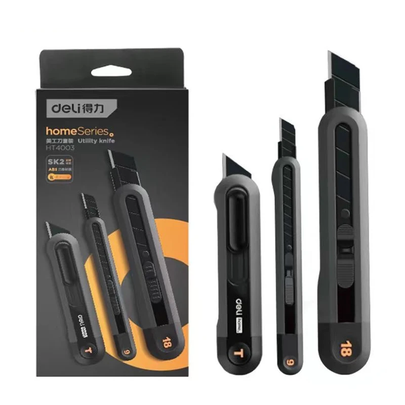 Deli-Snap-off-Utility-Knife-Retractable-Box-Cutters-9mm-18mm-High ...