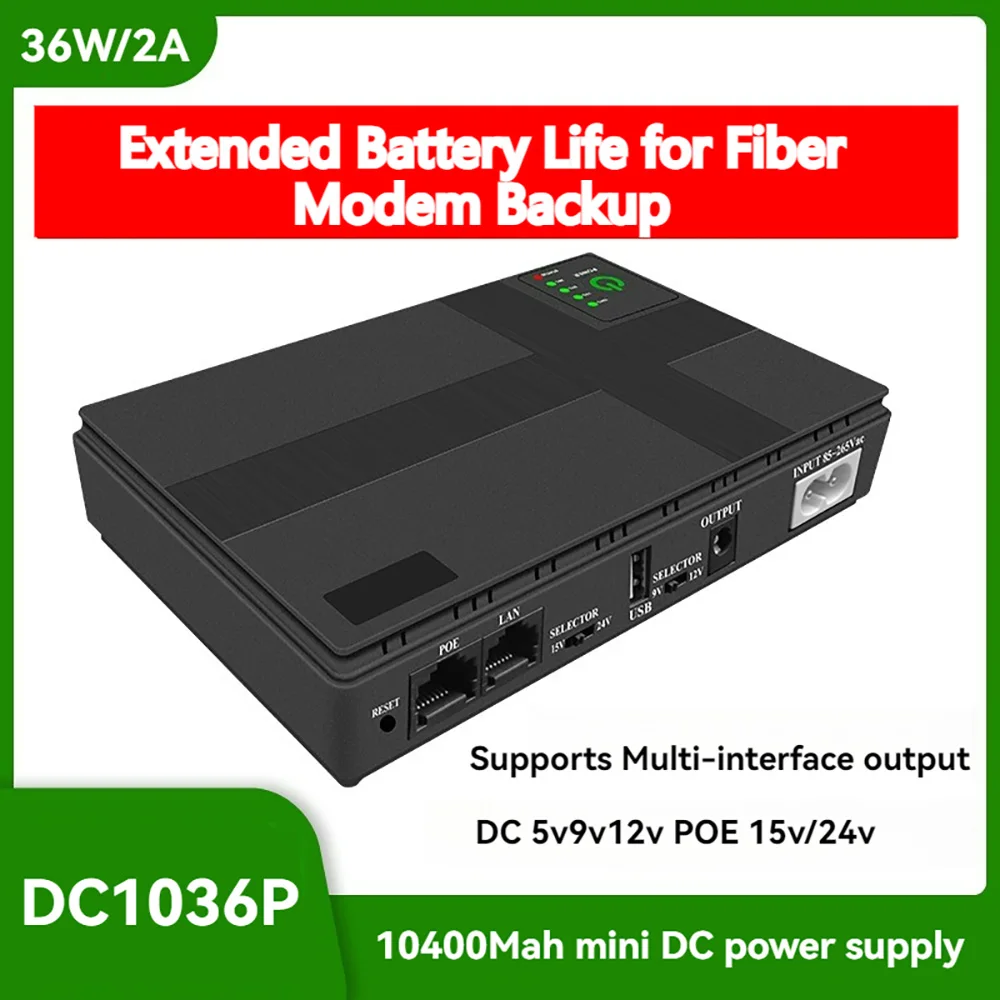 AC85-265V-DC1036P-36W-Router-5V9V12V-Optical-Cat-Monitor-Backup ...