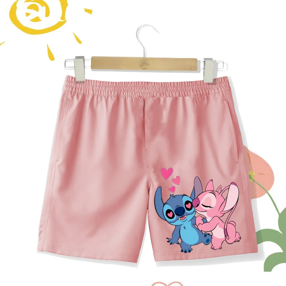 Beach-Pants-Boys-Disney-Stitch-and-Angel-swimming-Trunks-Big-Boy-Cute ...
