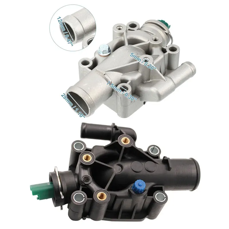 Engine Coolant Thermostat With Housing 1336.Z0 For Citroen C2 C3 C4 ...