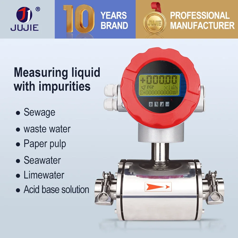 High-Accuracy-Food-Grade-SS304-Sanitary-2-Inch-50mm-Electromagnetic ...