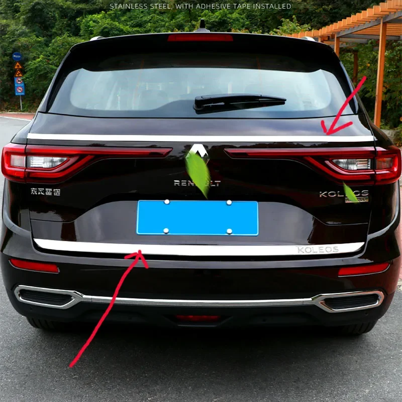 For-Renault-Koleos-2017-2020-Tailgate-Trim-Strips-Rear-Trim-Dongfeng ...