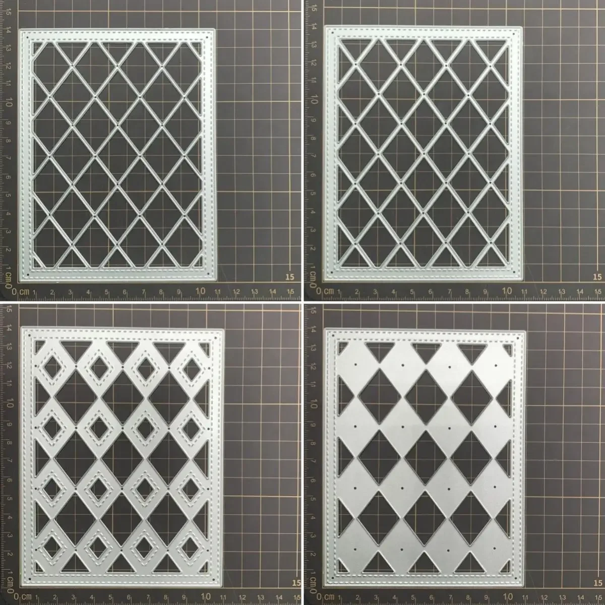 4pcs-Diamond-rectangle-frame-Metal-Cutting-Dies-Stencils-For-DIY ...