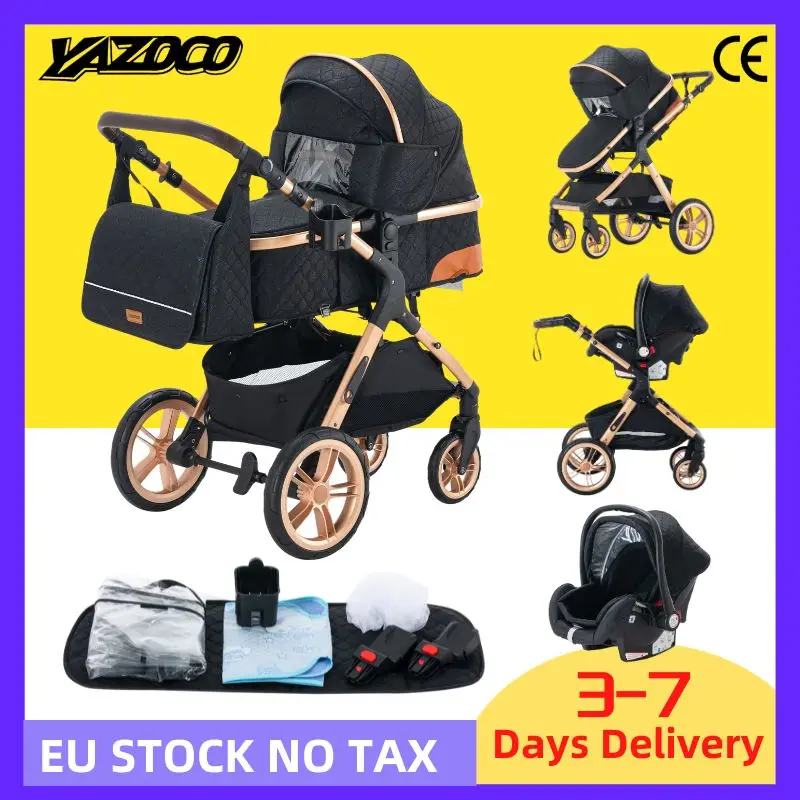 Newest-Baby-Stroller-Multi-functional-3-in-1-Easy-Folding-Travel ...