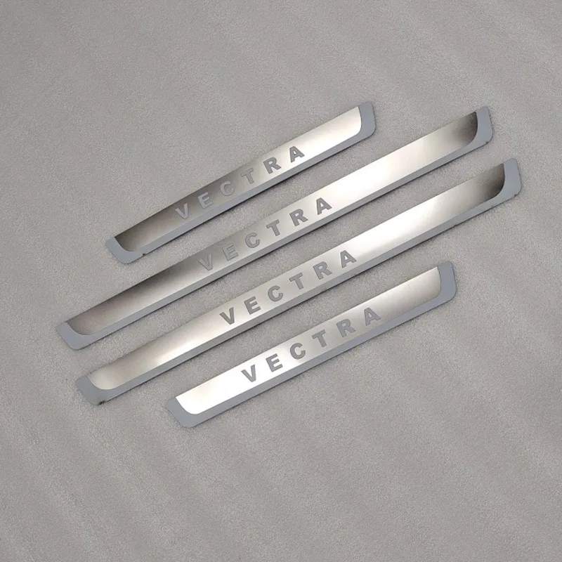 For-Vauxhall-Opel-Vectra-Door-Sill-Scuff-Plate-Guard-Stainless-Steel ...