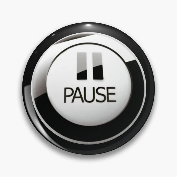 Cartoon Pause Button