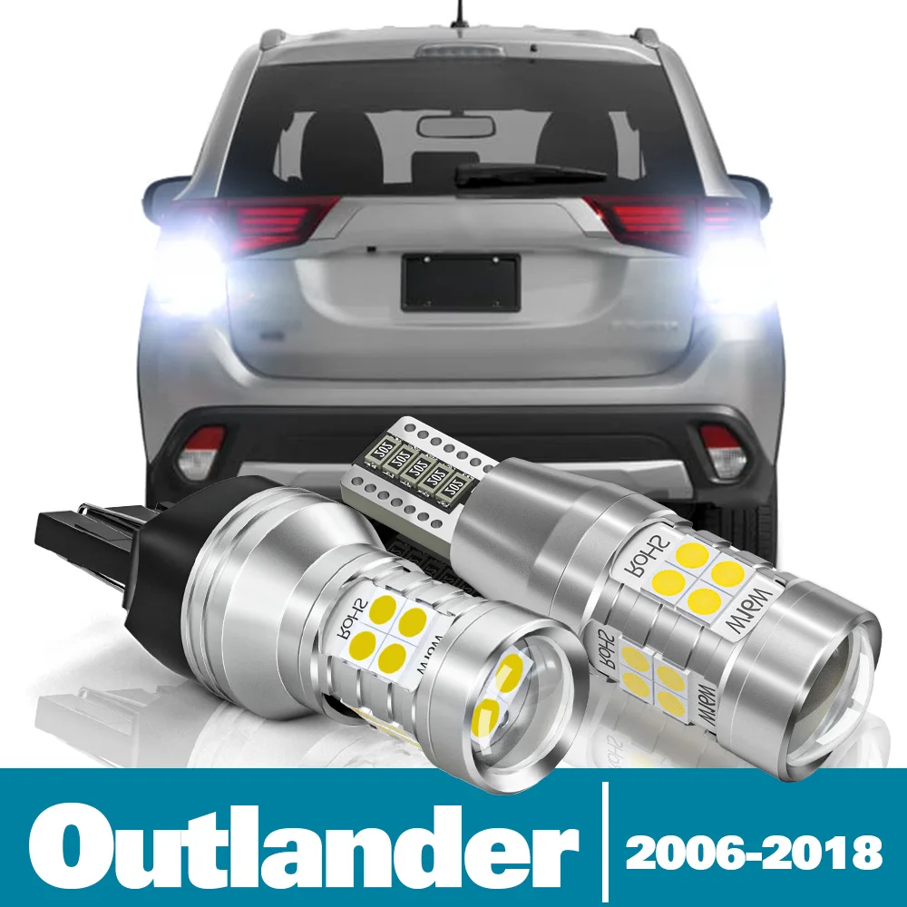 2x LED Reverse Light For Mitsubishi Outlander 2 3 Accessories 2006-2018 ...