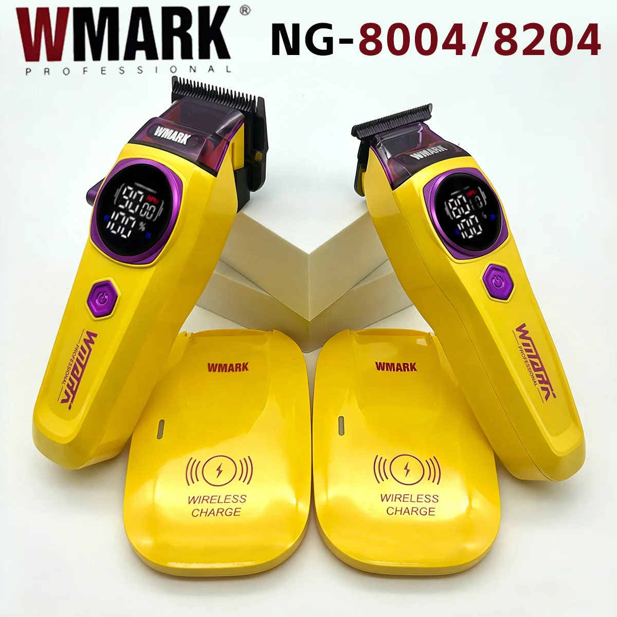 WMARK Hair Trimmer Professional Hair Clipper Rechargeable Hair Cutting ...
