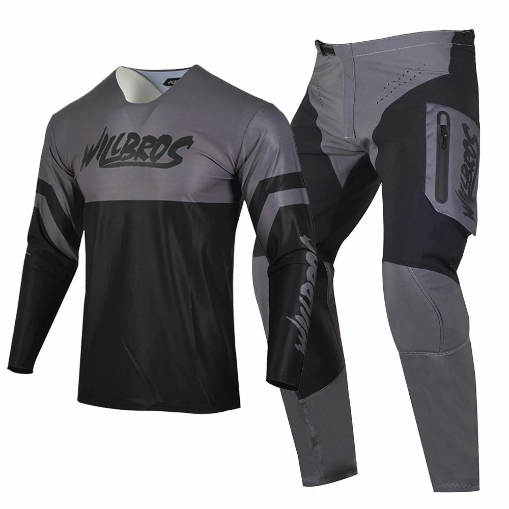Jersey Pant Combo Motocross Gear Set Men Willbros Women MX Dirt Bike ...
