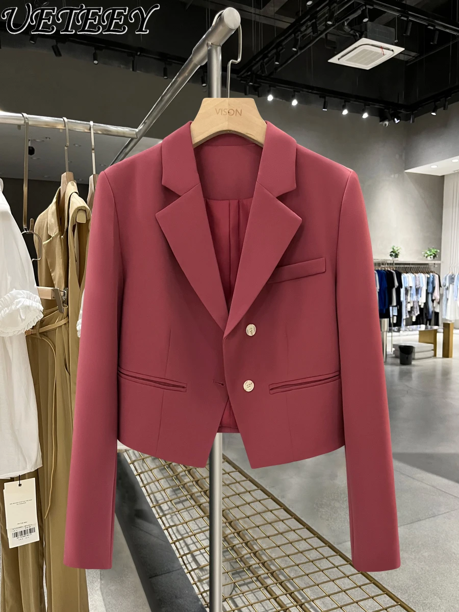 Western-Style-Raspberry-Purple-Ultra-Short-Suit-Jacket-for-Women-2024 ...