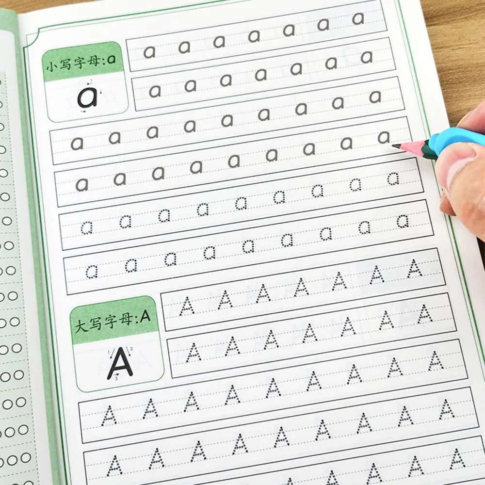 kids-English-Alphabet-Copybook-handwriting-book-learning-abc-Letters ...