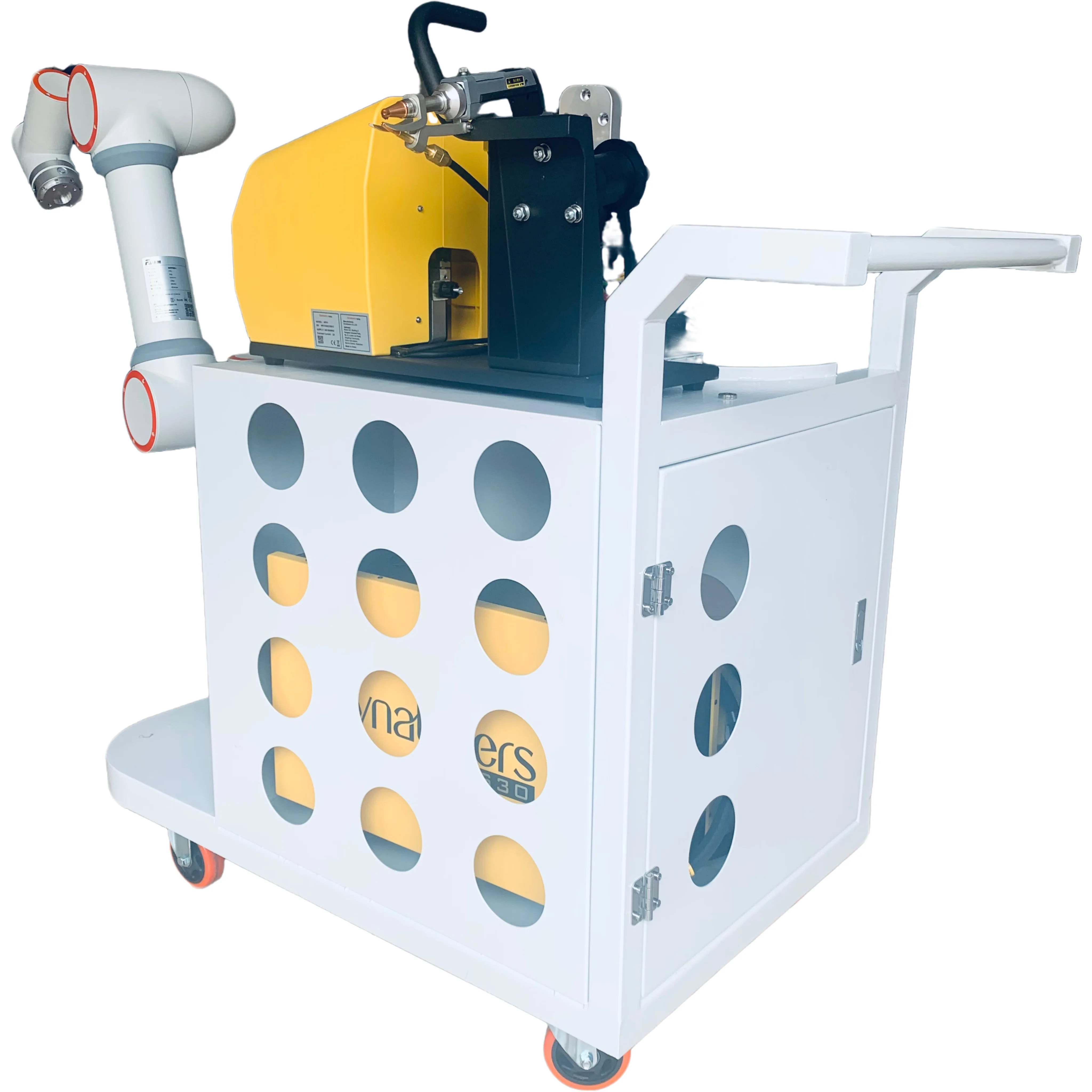 Industrial-Grade Mobile Robotic Arm Welding Trolley Cobot For Modular ...