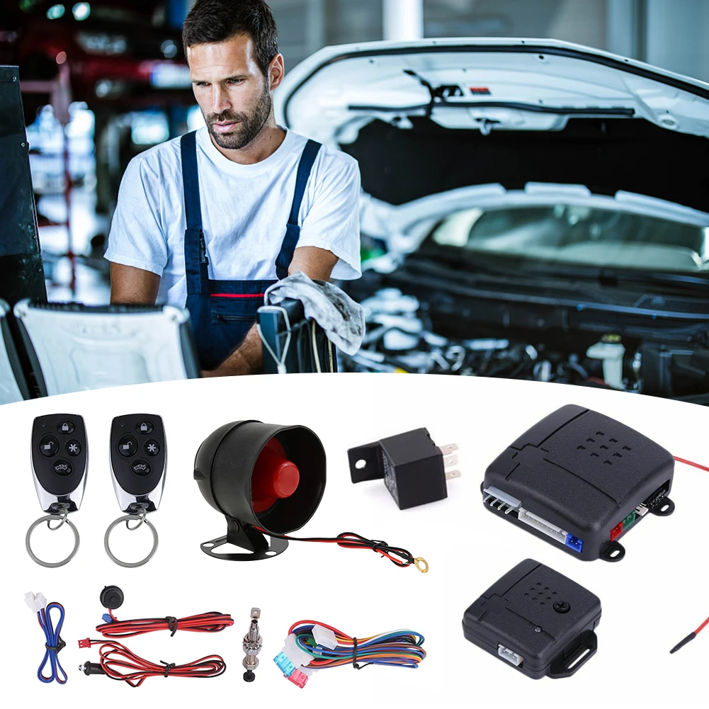 Remote-Control-Door-Lock-2-Remote-Vehicle-Keyless-Entry-System-with ...