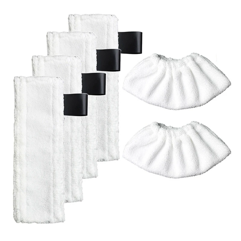 6PCS-Replacement-Accessories-Steam-Cleaner-Floor-Mop-Cloth-For-Karcher ...