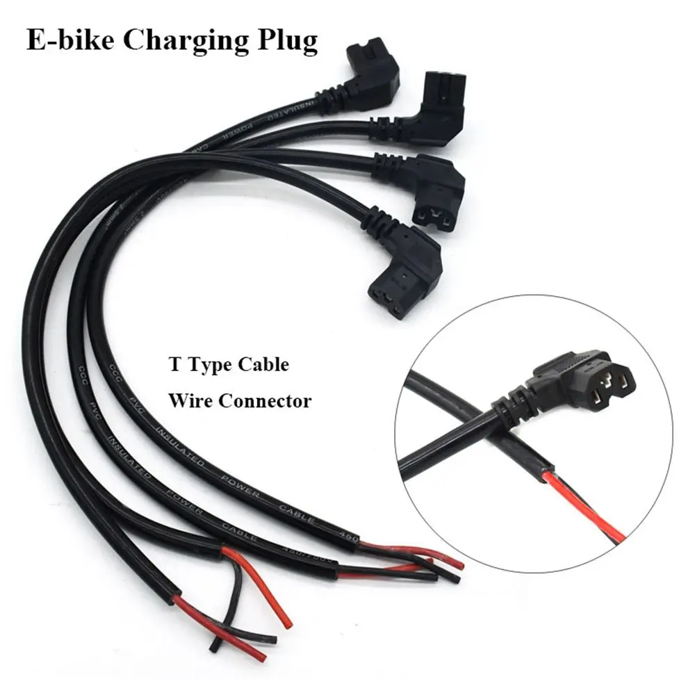 E-bike-Charging-Plug-Electric-Tricycle-Scooter-Copper-Core-T-Type-Cable ...