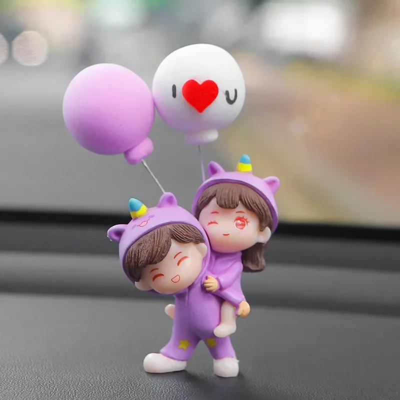 Car-Couple-Ornaments-Car-Interior-Accessories-Cute-Kissing-Couple-Dolls ...