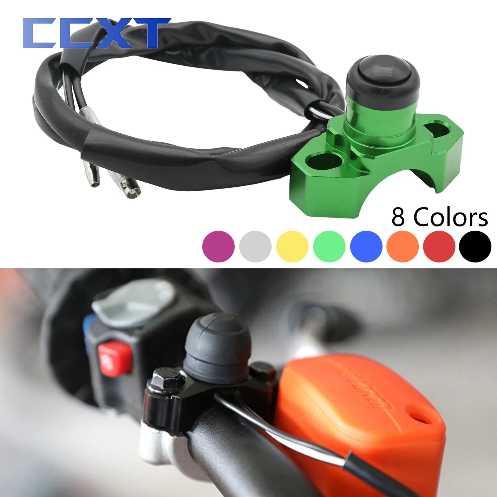 CNC-Aluminum-Billet-Universal-Engine-Stop-Start-Kill-Switch-Button-For ...