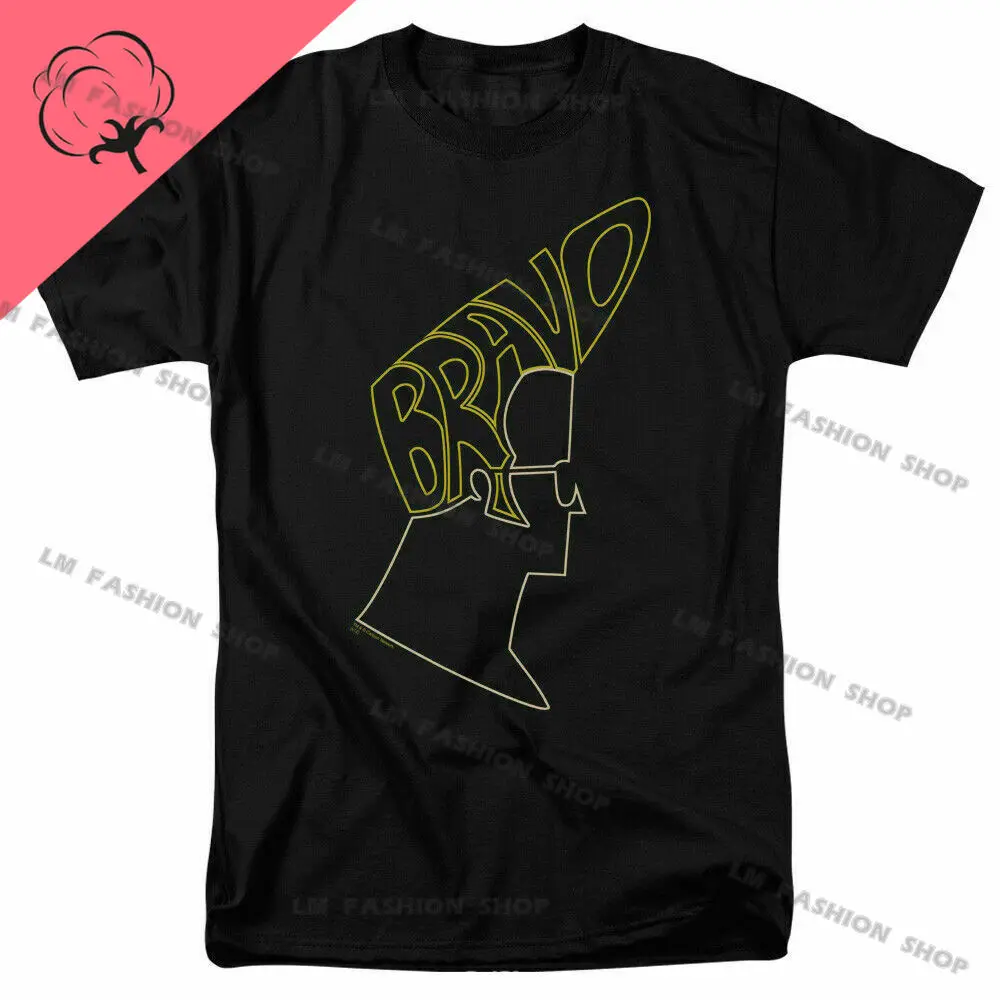 Johnny-Bravo-Bravo-Hair-Women-and-Men-Clothing-Cotton-Printed-T-Shirt ...