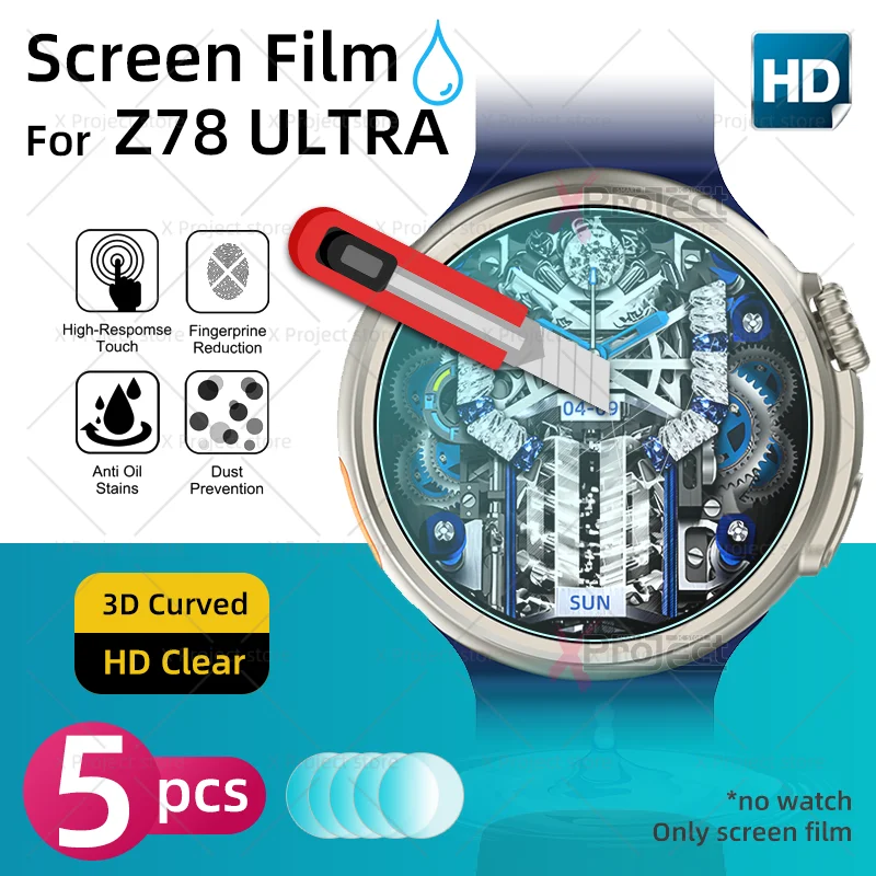 Z78-ULTRA-Smart-Watch-Screen-Protector-Z78ULTRA-Smartwatch-HD-Flexible-Glass-Protective-Film ...