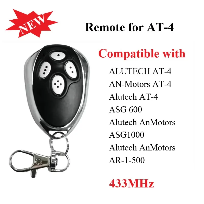 For-Alutech-AT-4-AR-1-500-AN-Motors-AT-4-ASG1000-Remote-Control-433MHz ...