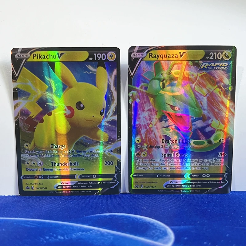 54-100pcs Cards English GX Energy Vmax Mega EX Table Game Charizard Pikachu Rare Collection ...