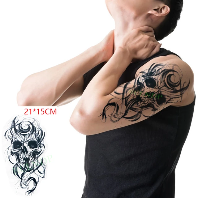 Skulls And Smoke Tattoo Designs