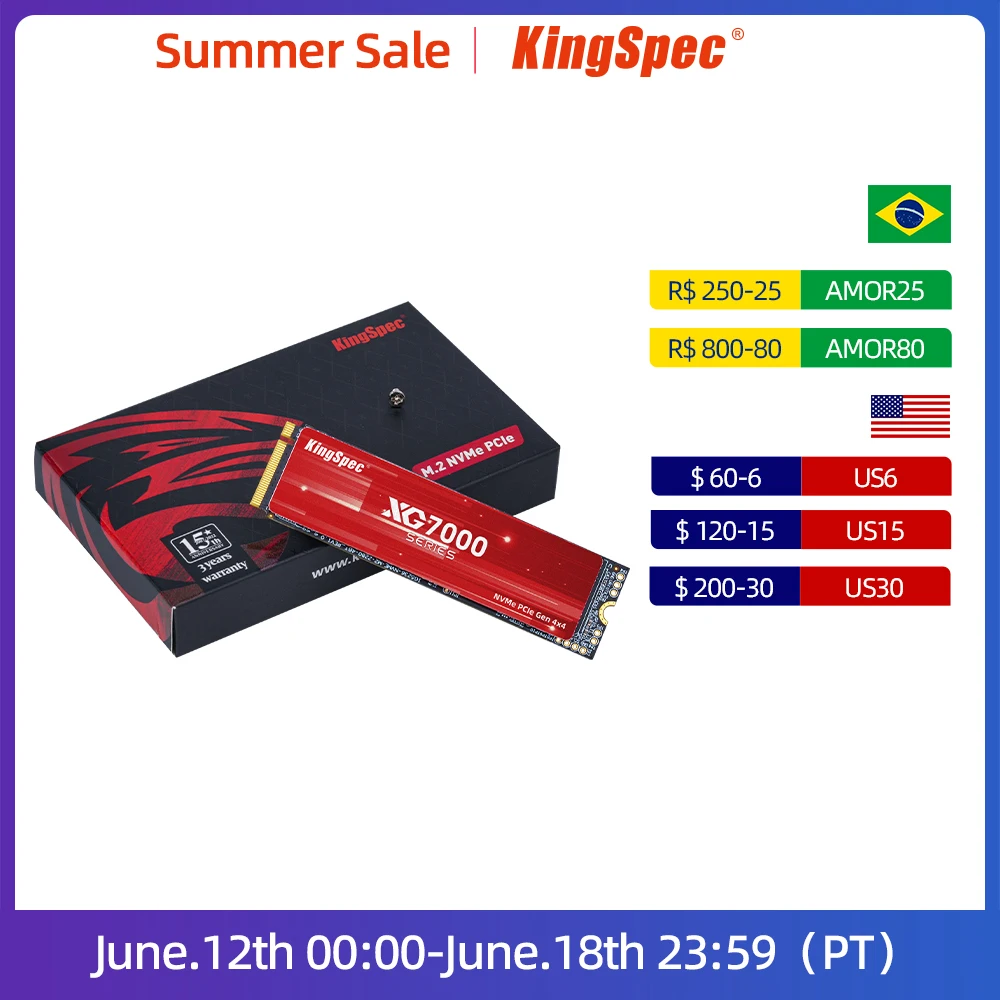 KingSpec M2 SSD M.2 NVME Gen4 2tb 512G 1TB Hard Drive M 2 PCIe 4.0 Solid State Disk HD NMVE SSd ...