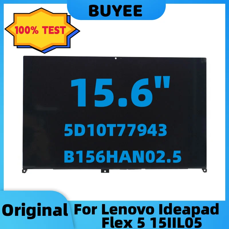 Original 15.6" Lcd Screen Display Assembly For Lenovo Ideapad Flex 5 15iil05 5d10s39643 Lcd ...