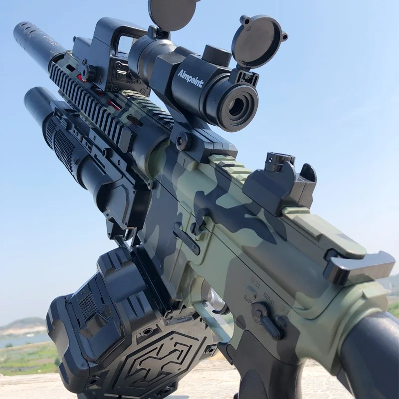 M416 소프트 총알총, 핸드인 핸드 크리스탈 어린이 장난감, 남아용 특별한 전기 연속 머리카락, 남아용 충전 오르간| | - AliExpress