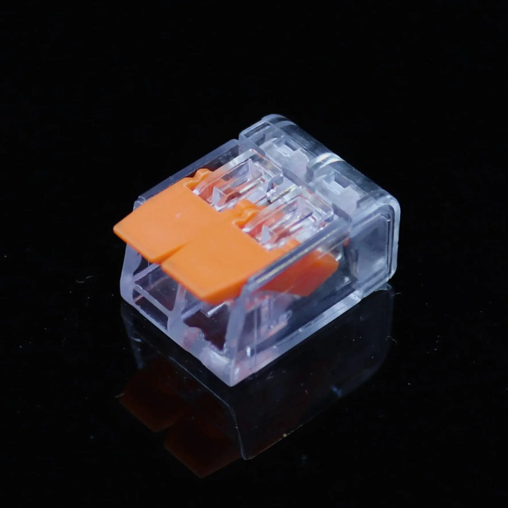 15pcs 0.5-4.0MM2 Orange Quick Terminal, Transparent Press Type, 1 In ...