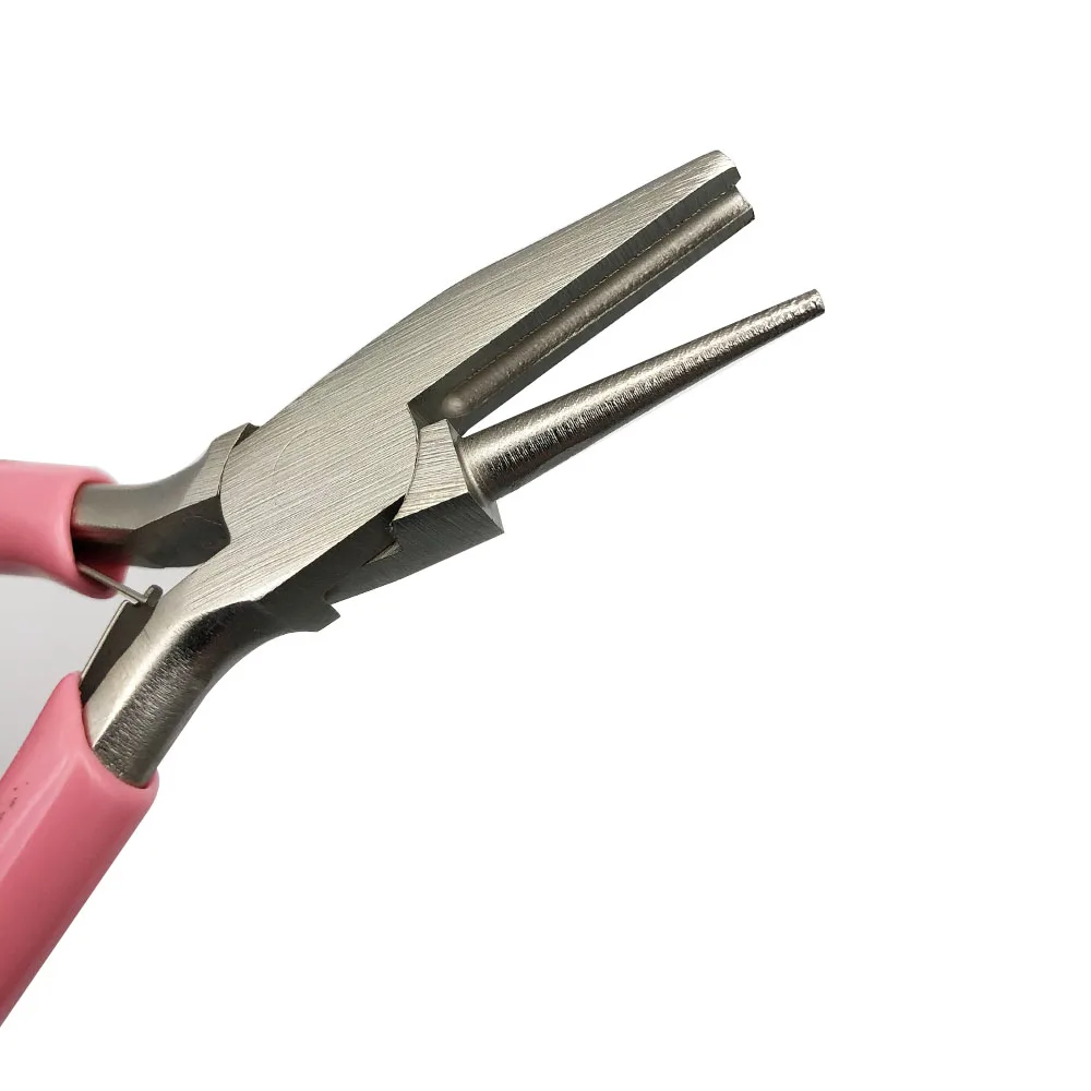 4-5-Inch-Pink-Round-Concave-Pliers-Wire-Looping-Pliers-Mini-Precision ...