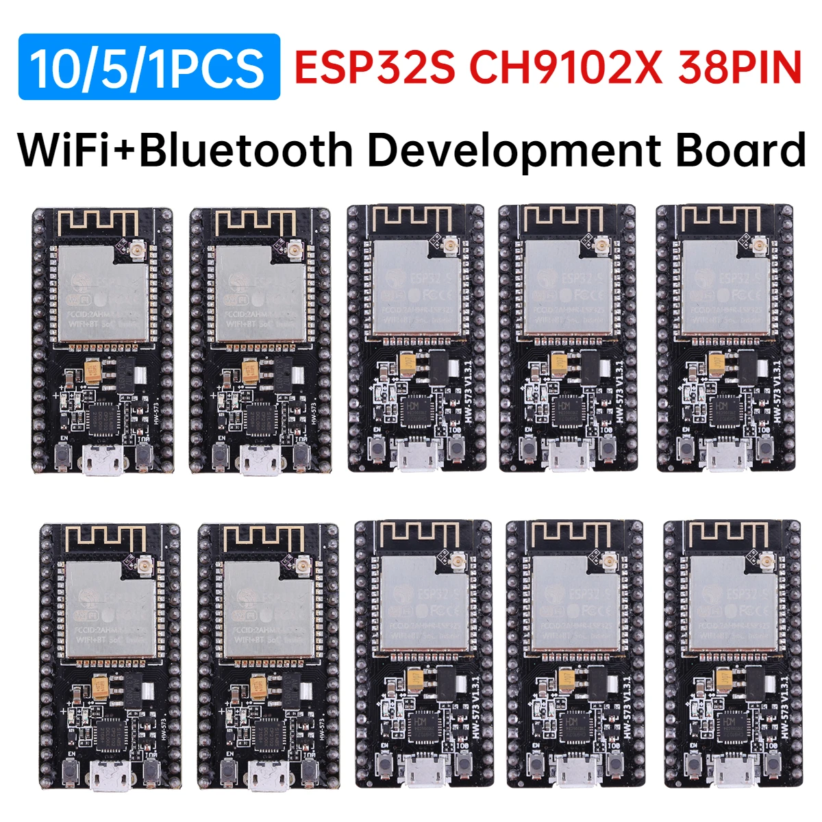 1-10PC-ESP32-Development-Board-Wireless-WiFi-Bluetooth-Module-Ultra-Low ...